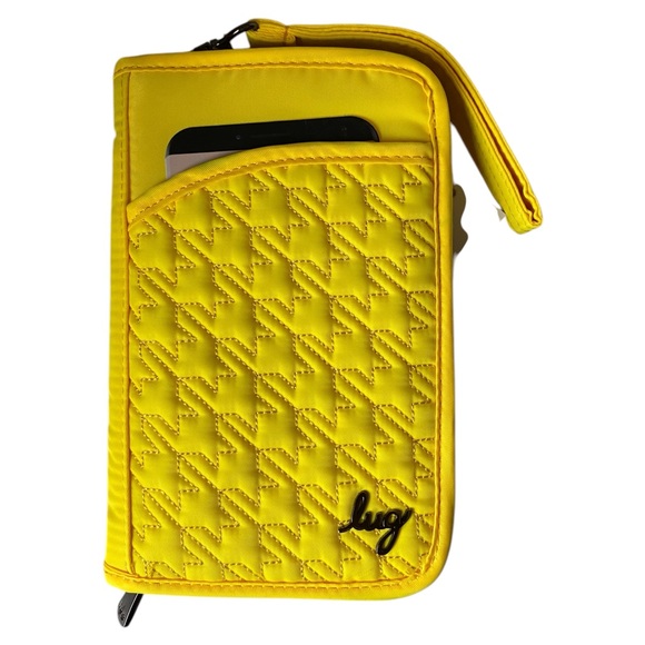 lug | Bags | Lug Tandem Zip Se Wallet Yellow New | Poshmark